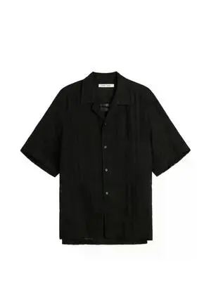 CMMN SWDN Ted Sheer Check Linen Shirt