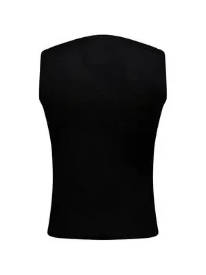 032C Sleeveless Ribbed Tank Top