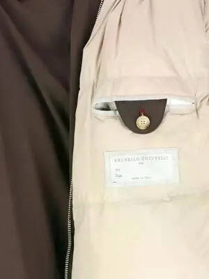 Brunello Cucinelli Shearling-collar Hooded Jacket