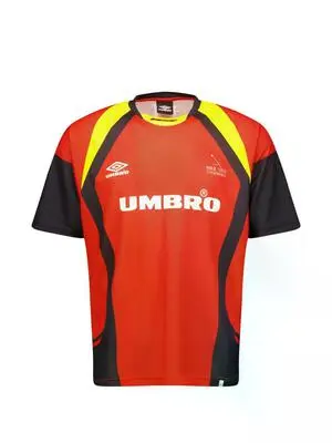 MAGIC STICK Panelled Logo Print Soccer Jersey