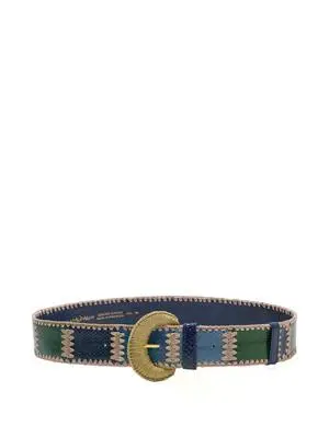 Malìparmi Maliparmia Patchwork Snakeskin-effect Belt