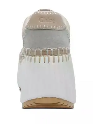Chloé Nama Wedge Sneakers - Neutrals