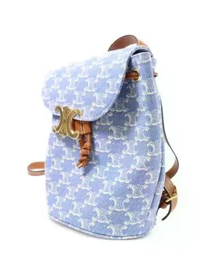 Celine Triomphe Canvas Backpack