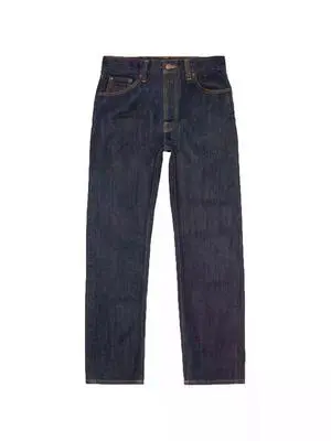 Nudie Jeans Contrast Stitch Jeans - Blue