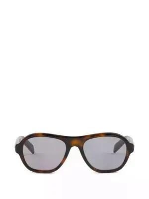 Prada Acetate Pilot Sunglasses - Brown