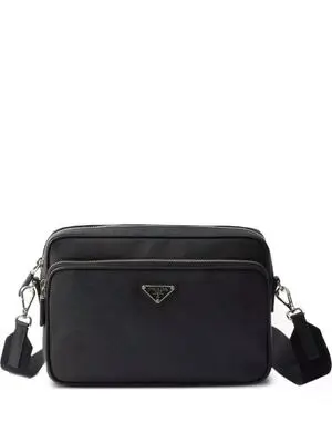 Prada Saffiano Leather Shoulder Bag - Black