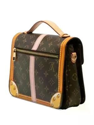 LOUIS VUITTON Monogram Summer Trunks Pochette Metis Satchel