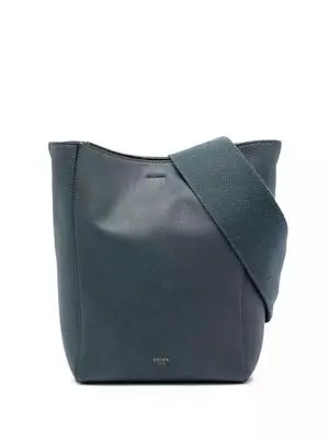 Celine Soft Grained Calfskin Seau Sangle Bucket Bag - Blue