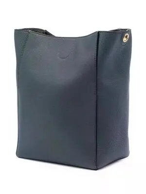 Celine Soft Grained Calfskin Seau Sangle Bucket Bag - Blue