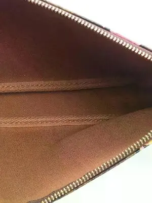 LOUIS VUITTON Monogram Roses Pochette Accessoires - Brown