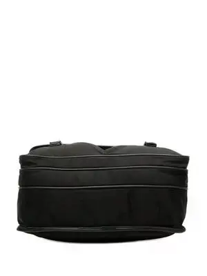 Prada Tessuto Double Buckle Messenger Bag