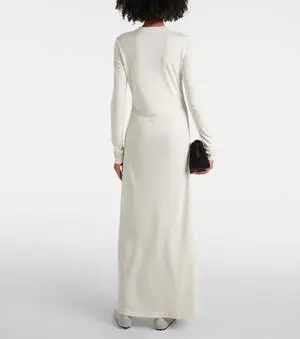 TOTEME Jersey Maxi Dress - White