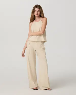 Vuori Shoreline Halter Top - Bleached Sand
