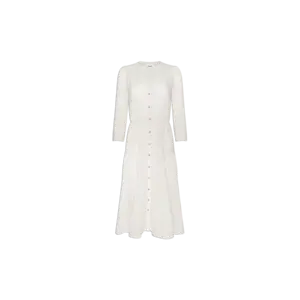 L'Agence Serafine Midi Dress - Ecru