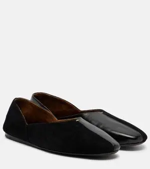 Khaite Jane Leather Ballet Flats