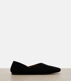 Khaite Jane Leather Ballet Flats