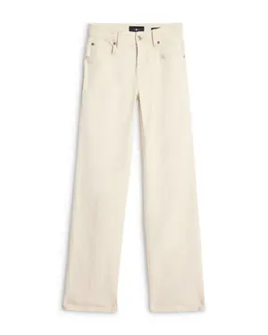 7 For All Mankind Calie High Rise Straight Jeans