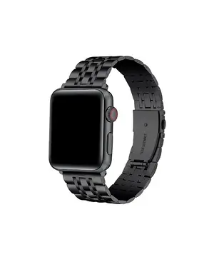 POSH TECH Rainey Stainless Steel Band For Apple Watch - Black