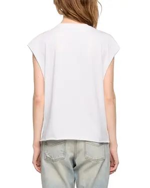Zadig&Voltaire Cloe Cascade Tank Top - White