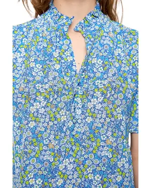 Zadig&Voltaire Topher Short Sleeve Floral Blouse