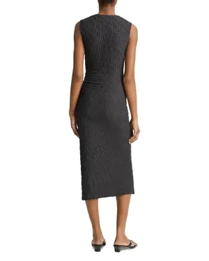 Vince Sleeveless Side Drape Dress