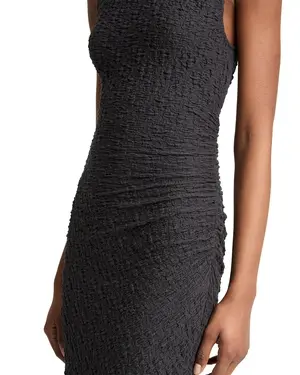 Vince Sleeveless Side Drape Dress