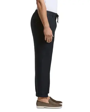 Peserico Linen Drawstring Joggers - Ink