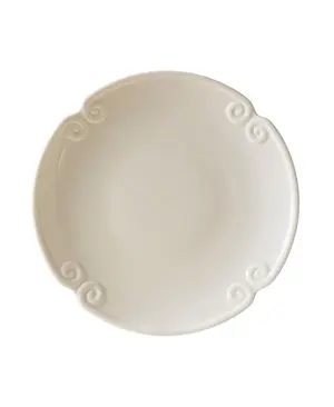 LES COLLECTION Spiral Dinner Plate - Cream
