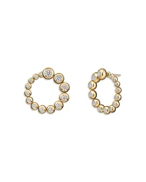 Hearts On Fire 18k Yellow Dream Diamond Bezel Convertible Earrings