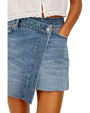Rails Huntington Denim Wrap Skirt