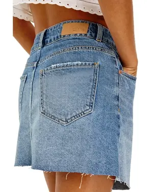 Rails Huntington Denim Wrap Skirt