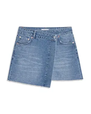 Rails Huntington Denim Wrap Skirt