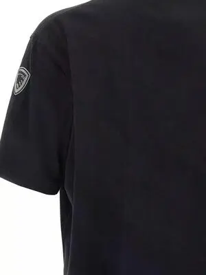 BLAUER. Logo-patch T-shirt