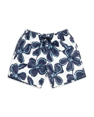 Rodd & Gunn Floral Print Swim Shorts - Blue