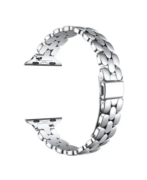 POSH TECH Emery Stainless Steel Band For Apple Watch - Silver