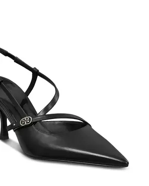 Tory Burch Double T Buckle Strap Pumps