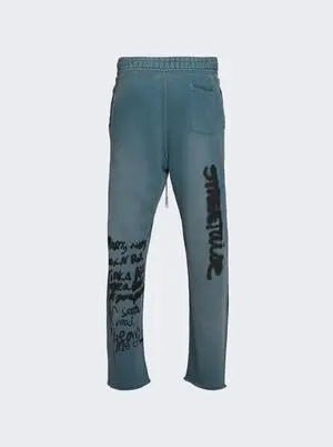 PALY Streetwise Airbrush Sweatpant Turquoise