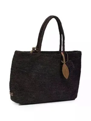 AFAR Medium Alma Raffia Tote Bag