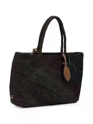 AFAR Medium Alma Raffia Tote Bag