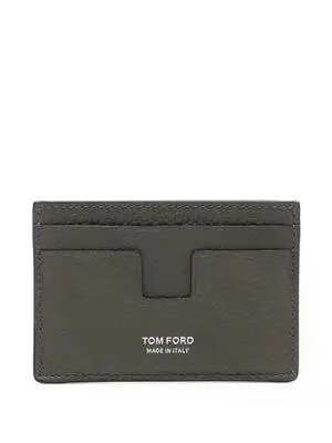 TOM FORD Leather Wallet - Grey