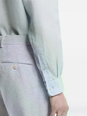 BOSS Regular-fit Button-down Shirt In Linen