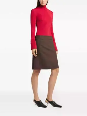 COURREGES High-neck Long-sleeved T-shirt