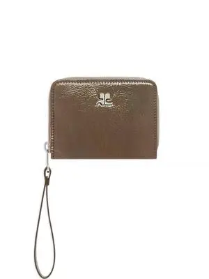 COURREGES Zipped Wallet - Neutrals
