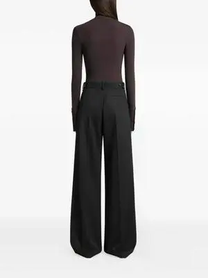 COURREGES Tailored Pleated Wide Leg Trousers
