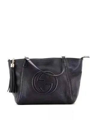 Gucci Soho Convertible Top Handle Bag Leather Satchel