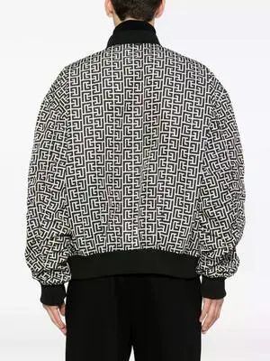 Balmain Pb Monogram Bomber Jacket