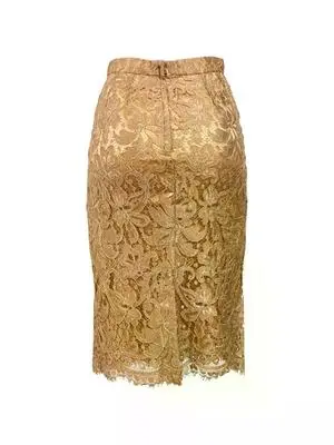 Dolce & Gabbana Lace Pencil Skirt