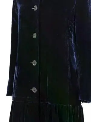 Aspesi Velvet Button-up Dress