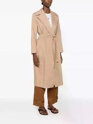 CARLA G. Belted Trench Coat