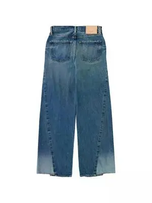 Moussy Vintage Holyoke Panelled Wide-leg Jeans